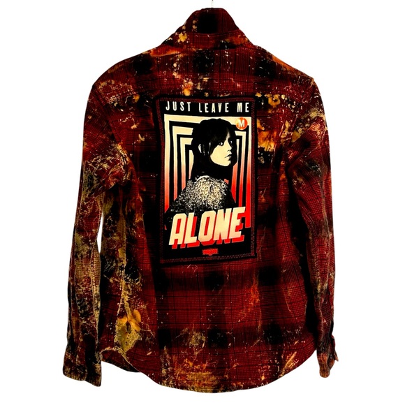 Hand Crafted | Tops | Beetlejuice Custom Original One Of A Kind Flannel Creation By Rachelle ...